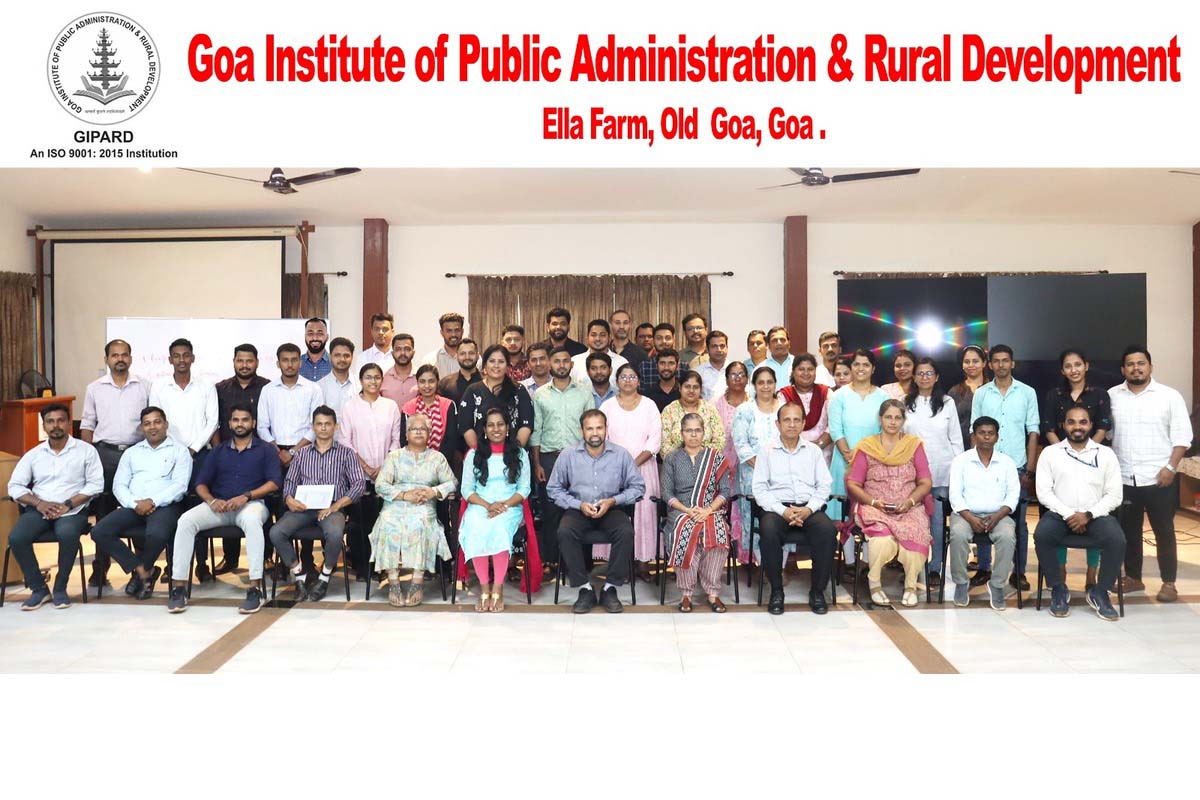 Goa Institute of Public Administration & Rural Development – Official ...